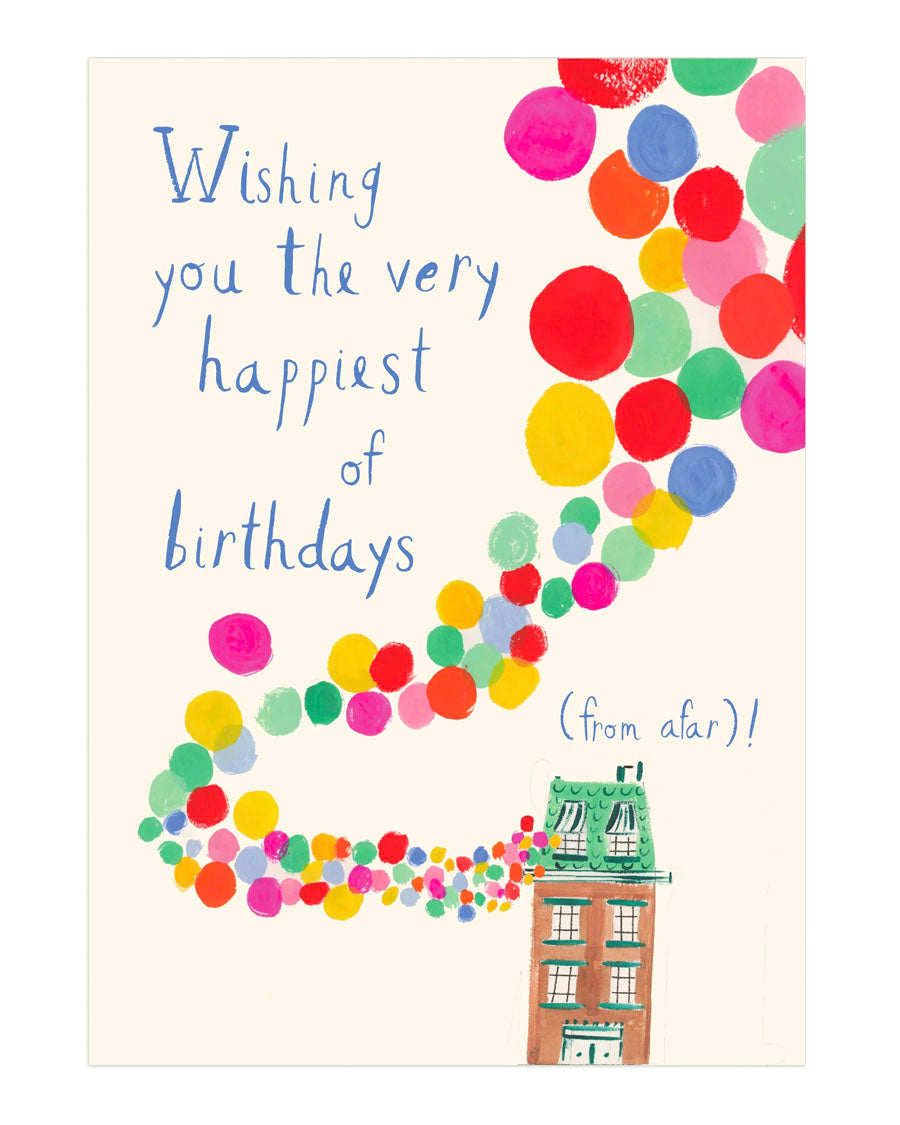 Birthday Balloons - Happy Birthday Greeting Card – English Rabbit
