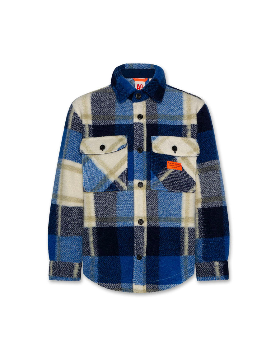 Levi Blair Overshirt - Bright Blue – English Rabbit