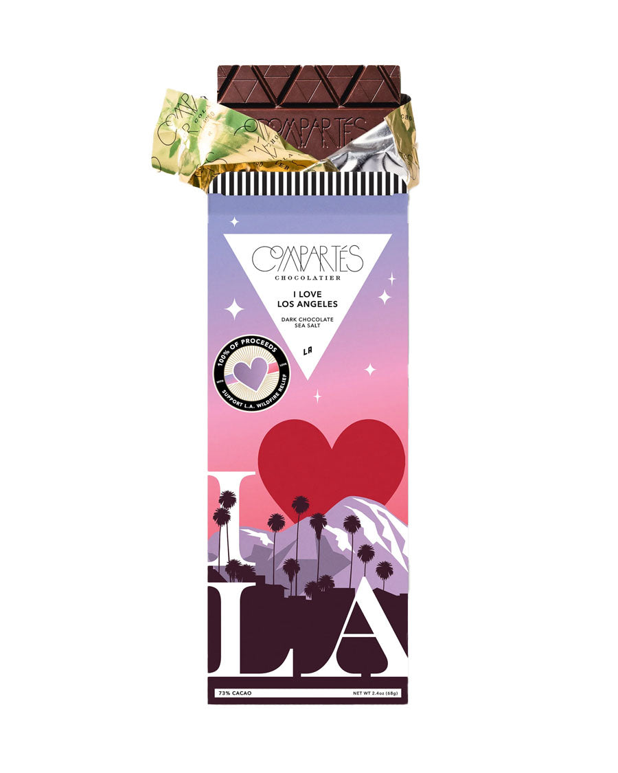 Compartés Chocolate Bar - I Love LA – English Rabbit